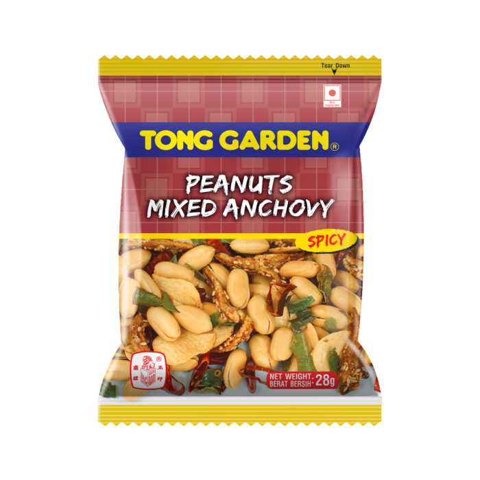 Tong Garden Peanuts Mixed Anchovy - Carton