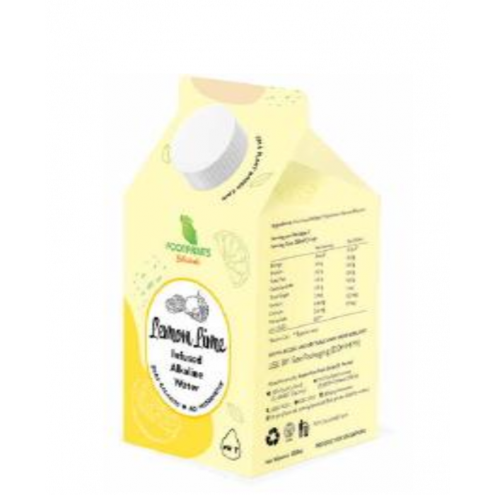 Footprints Lemon Lime Infused Water - Carton