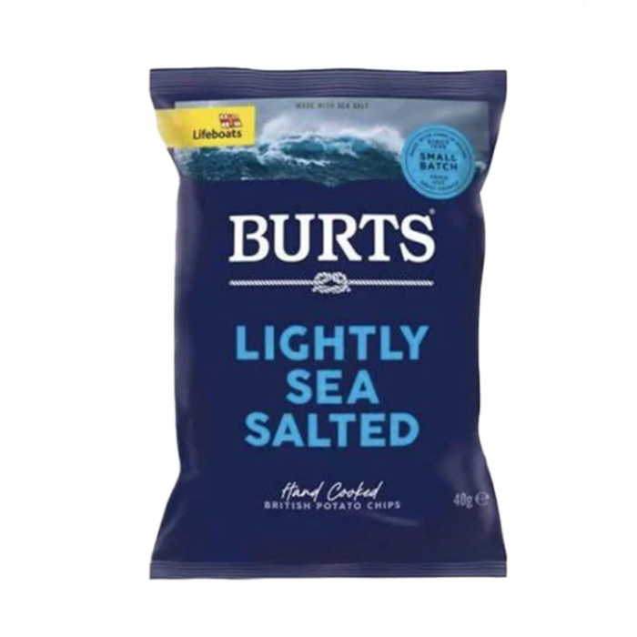 Burts Lightly Sea Salted Potato Chips - Carton