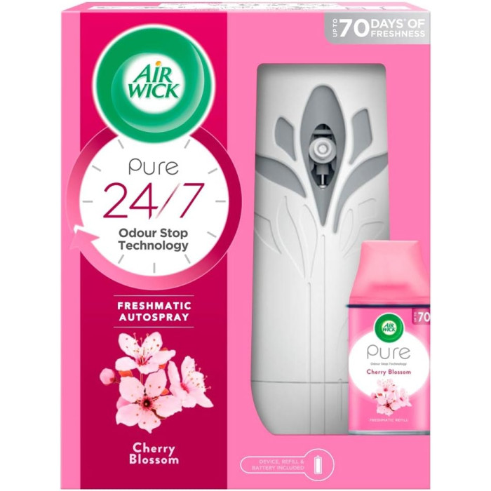 AIRWICK PURE FRESHMATIC STARTER CHERRY BLOSSOM - Carton