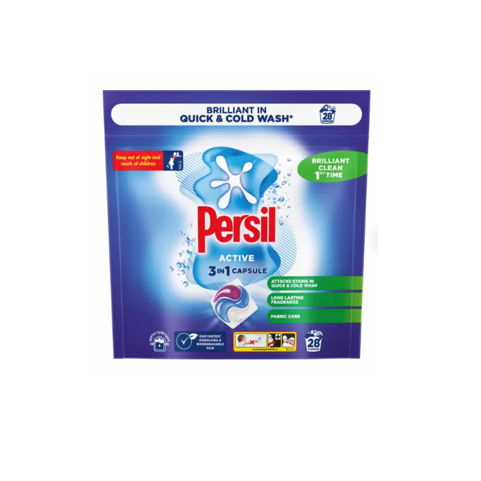 Persil 3 In 1 Caps Active - Carton