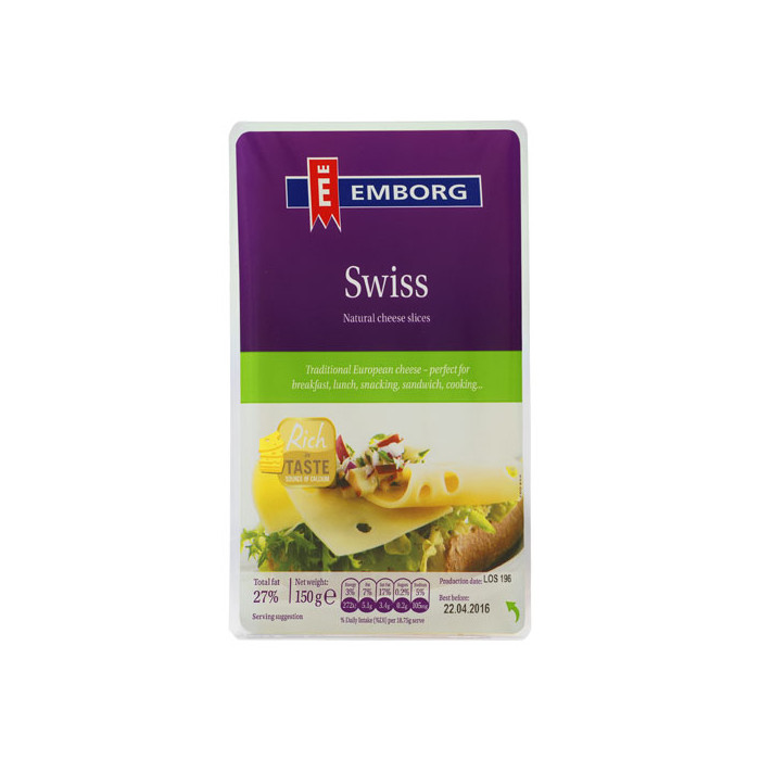 Emborg Swiss Cheese - Case