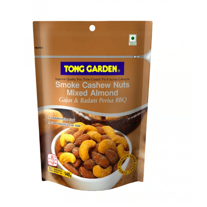 Tong Garden Smoke Cashew Nuts Mixed Almond - Carton