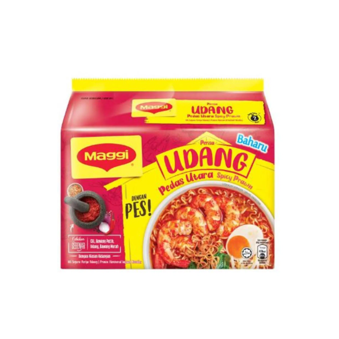 Maggi Perisa Udang Pedas Noodles - Carton
