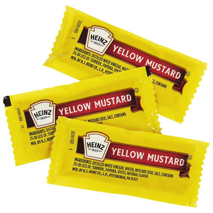 Heinz Mustard Sachet - Case