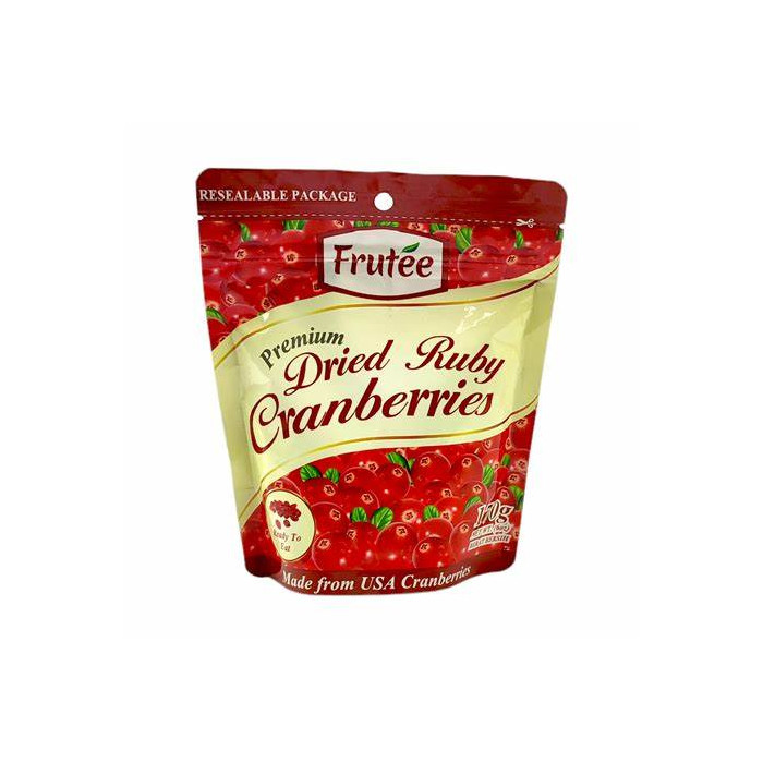 Frutee Premium Dried Ruby Cranberries - Carton