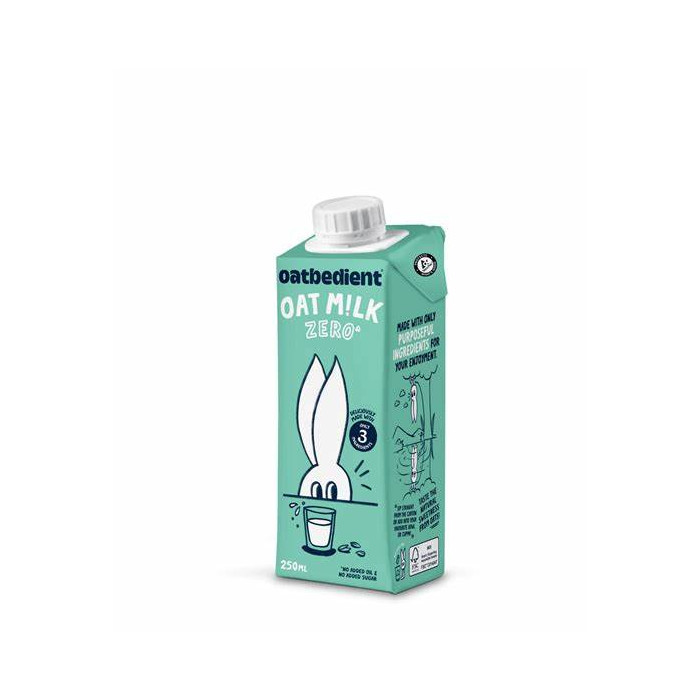 Oatbedient Oat Milk Zero - Carton