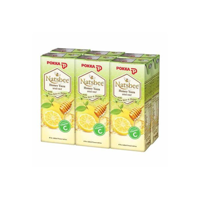 Pokka Natsbee Honey Yuzu Tetrapack - Carton