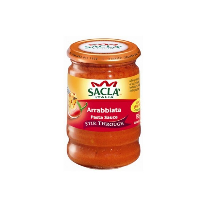 Sacla Organic Arrabbiata Sauce - Case