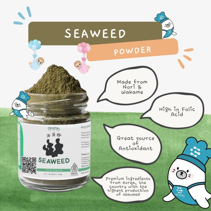 Crystal of the Sea - Seaweed Powder 40gm - Carton