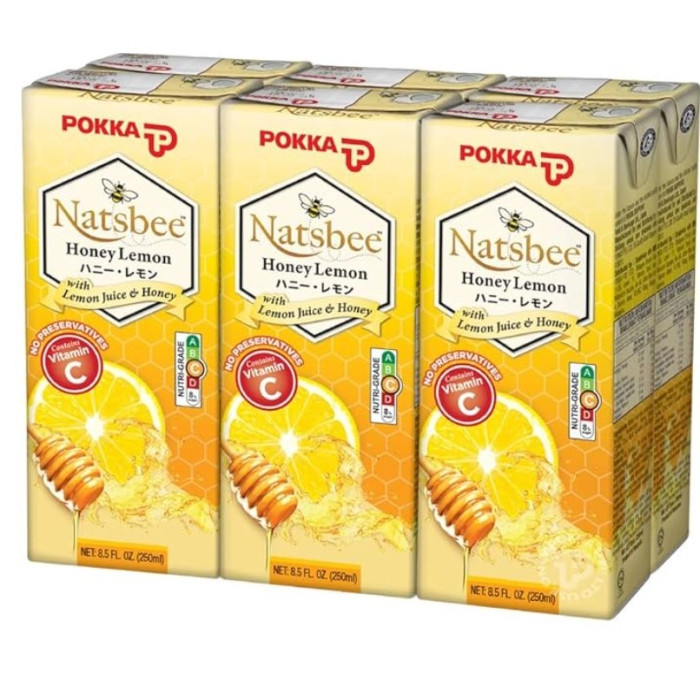 Pokka Natsbee Honey Lemon Tetrapack - Carton
