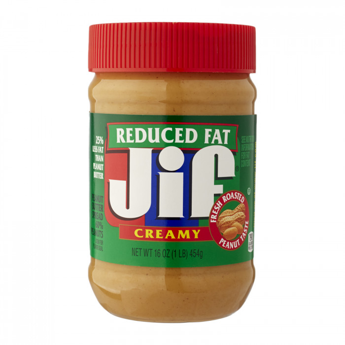 Jif Reduced Fat Creamy Peanut Butter - Case