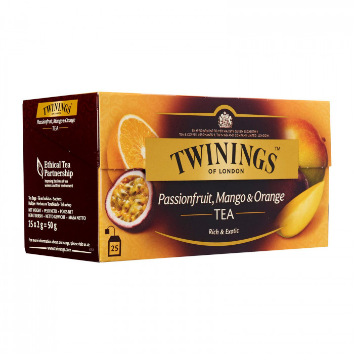 Twinings Passion Fruit Mango & Orange Tea 25's - Case