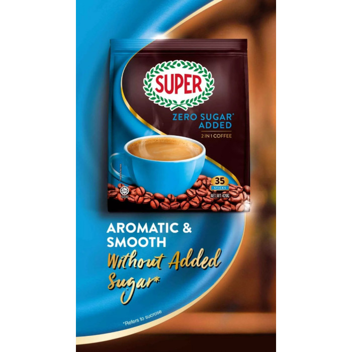 SUPER 2-IN-1 INSTANT COFFEE - ZERO SUGAR - Case