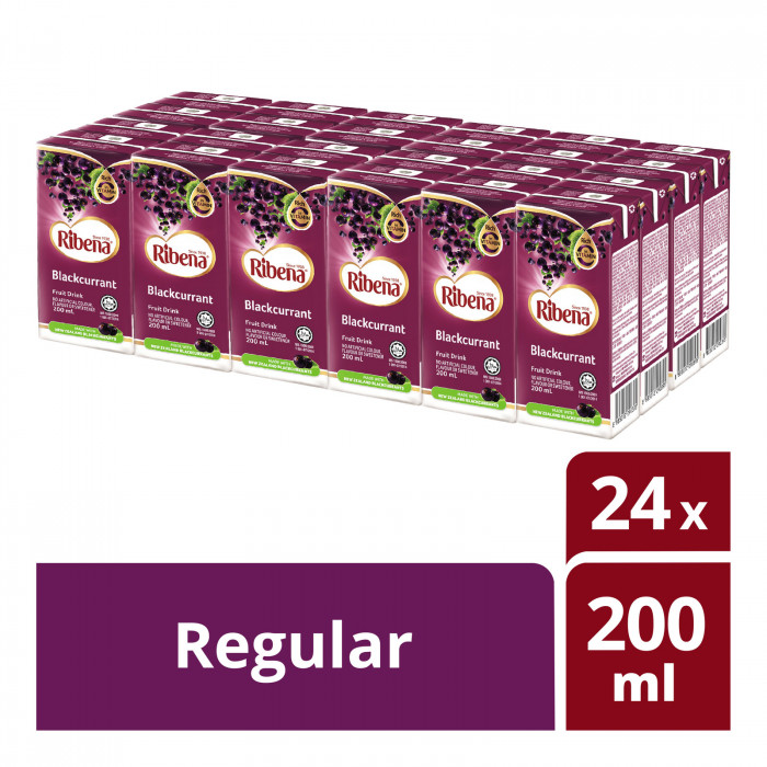 Ribena Box Pack Blackcurrant Regular Fruit Drink - Case