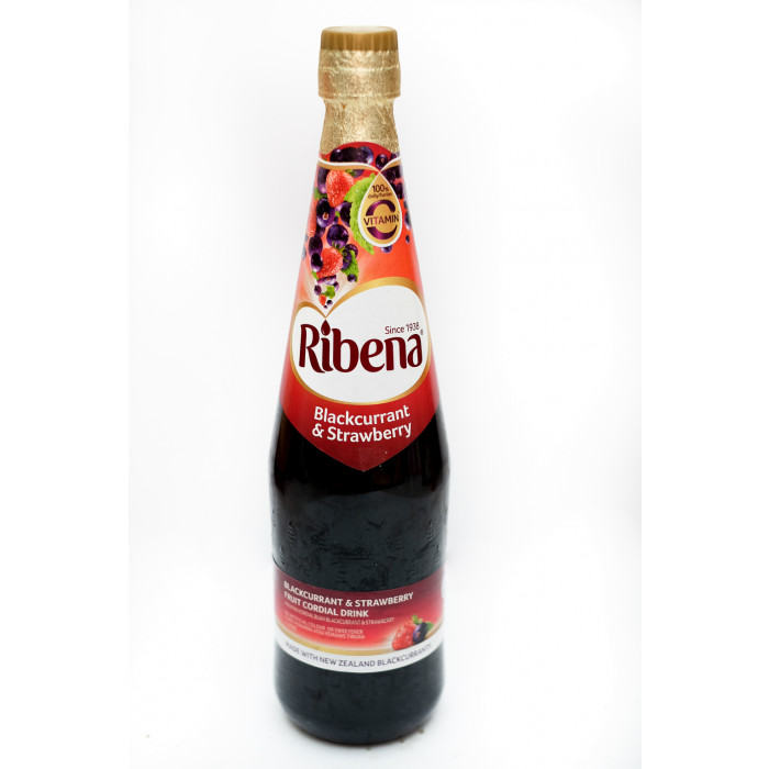 Ribena Concentrate Blackcurrant and Strawberry Cordial - Case
