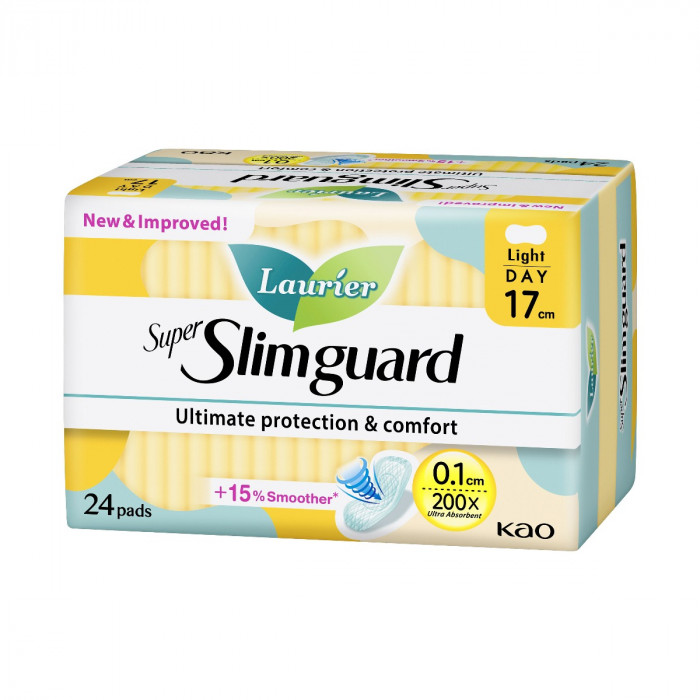 Laurier Super Slimguard Light Day 17cm - Carton