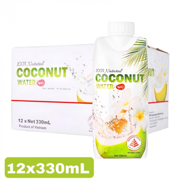 Yeo's 100% Coconut Water Juice -Case