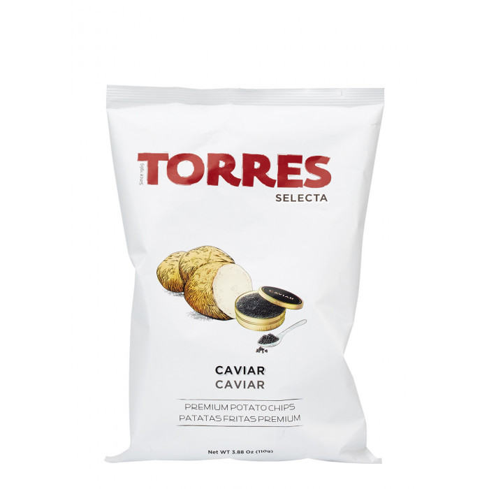 Torres Selecta Caviar Potato Chips - Case