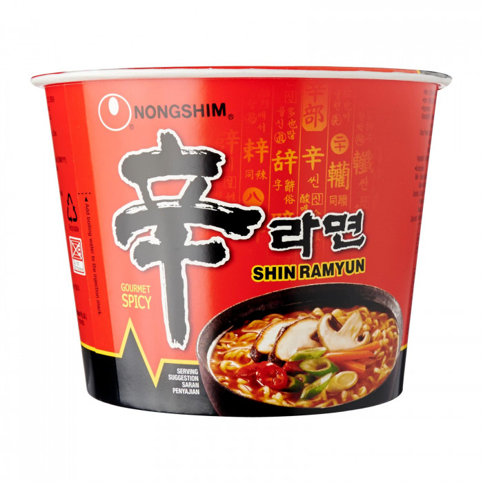 Nongshim Spicy Mushroom Bowl Instant Noodle - Case
