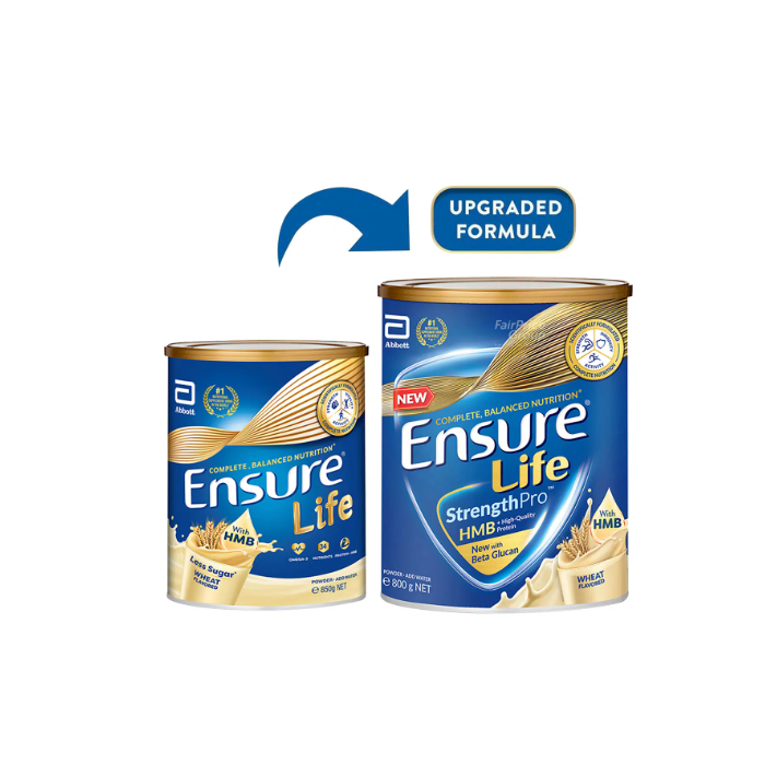 Abbott Ensure Life Strength Pro HMB Wheat Milk Powder - Carton