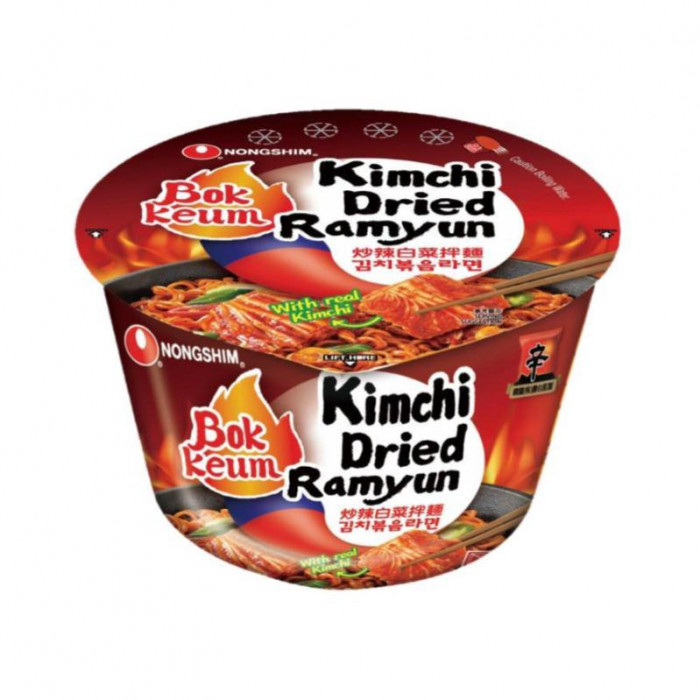 Nongshim Bokkeum Kimchi Dried Raymun Kimchi - Carton
