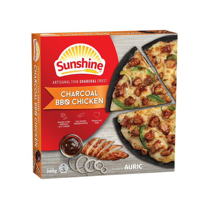 Sunshine Sunshine Charcoal BBQ Chicken 9" Pizza Frozen - Case