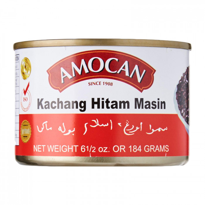 Amocan Salted Black Beans - Case