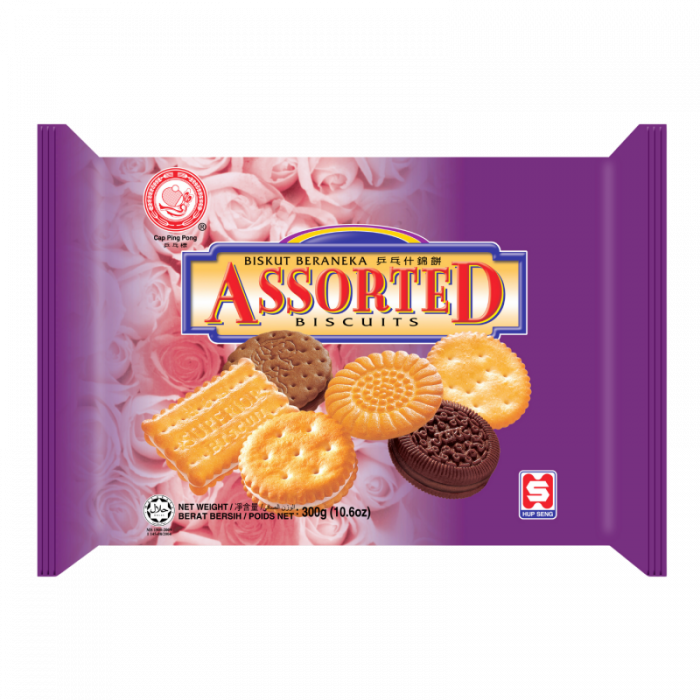 Hup Seng Assorted Biscuits - Carton