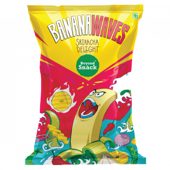 Beyond Snack Banana Waves - Sriracha Delight - Carton