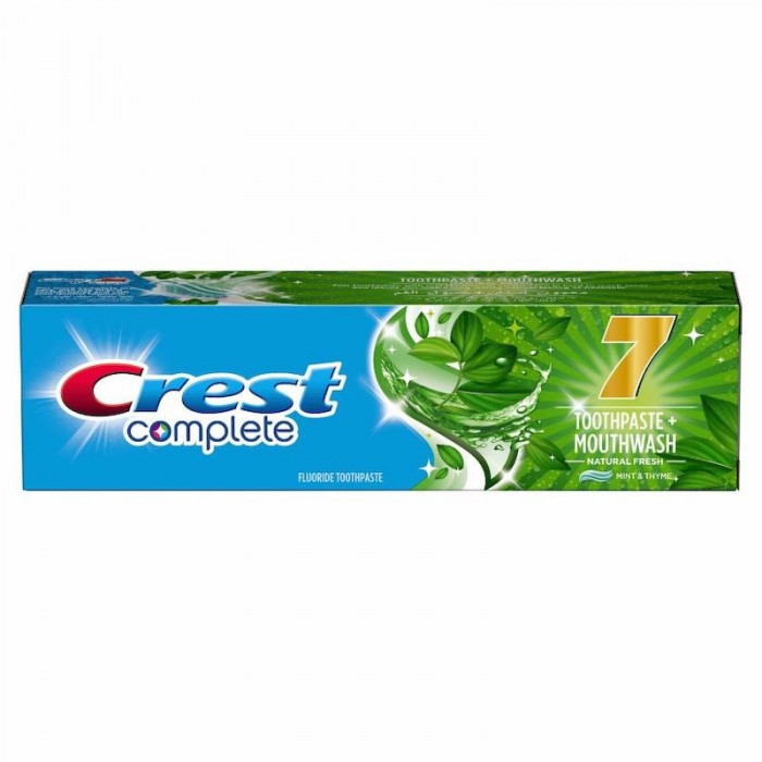 Crest Toothpaste 3D Complete 7 Natural Fresh - Carton