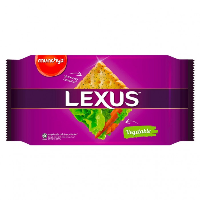 Munchy's Lexus Vegetable Calcium Cracker 10's - Case
