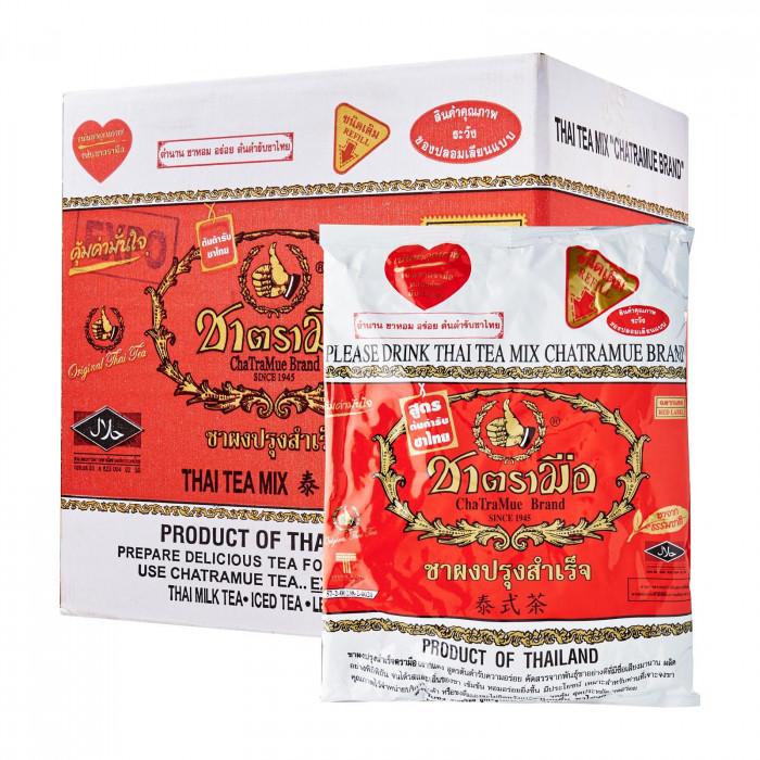 Cha Tra Mue Original Classic Thai Tea Leaves - Case