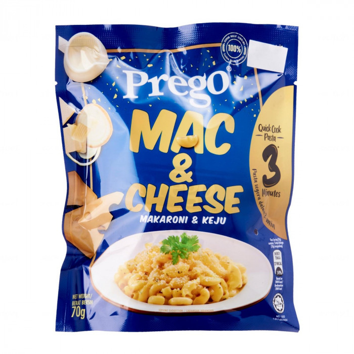 Prego Quick Cook Pasta - Mac & Cheese - Carton (Buy 10 Cartons get FOC ...