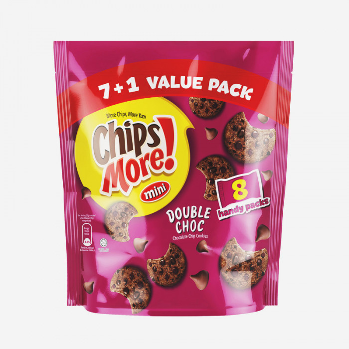 Chipsmore Double Chocolate Mini Cookies - Case