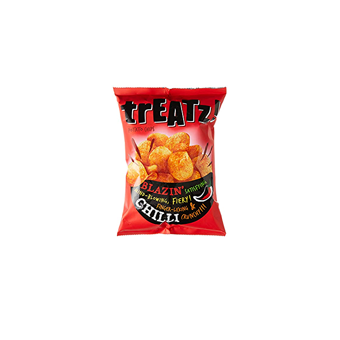 Treatz Potato Chip Chilli - Carton