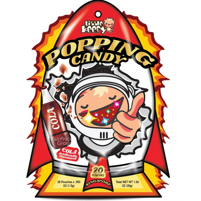 Little Keefy Cola Striking Popping Candy - Carton