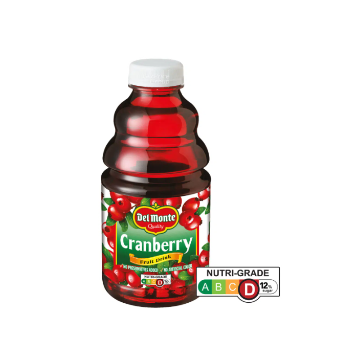 Del Monte Cranberry Fruit Drink - Carton