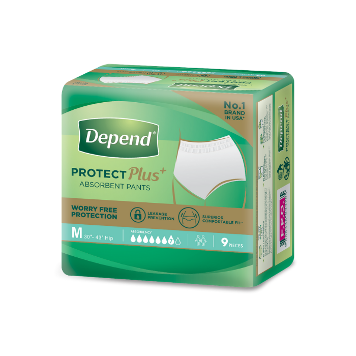 Depend Protect Plus Pants - M - Case