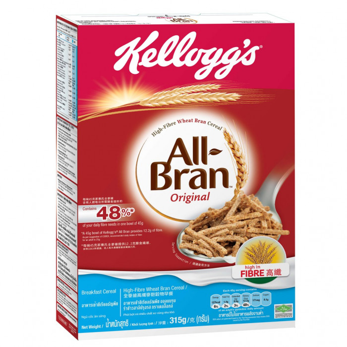 Kellogg's All Bran Original Cereal - Case