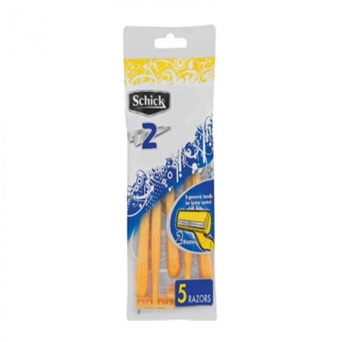 Schick 2 Disposable Razor 5s - Case