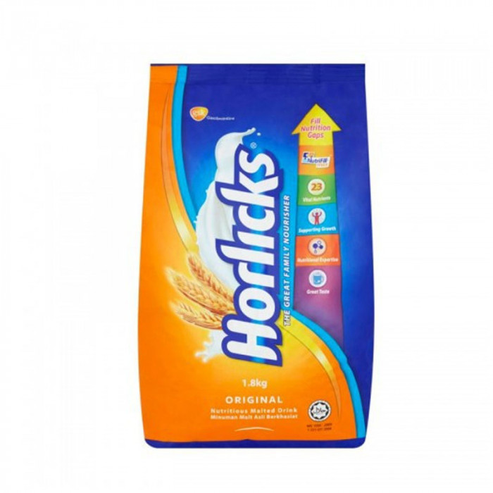 Horlicks Instant Malted Drink Powder - Case