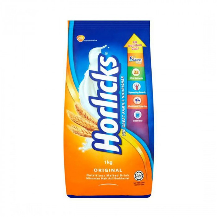 Horlicks Instant Malted Drink Powder - Case