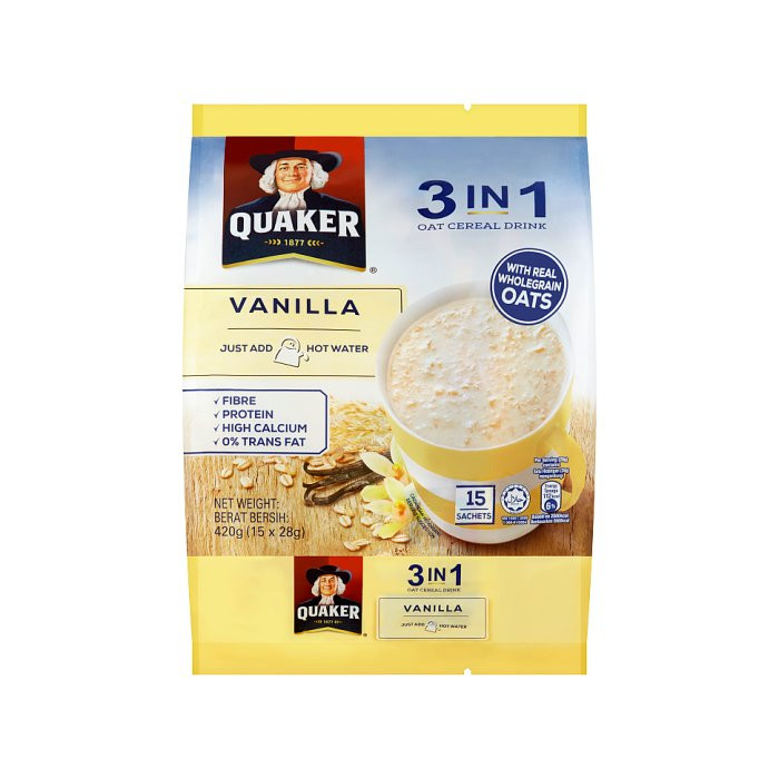 Quaker 3-in-1 Vanilla - Case