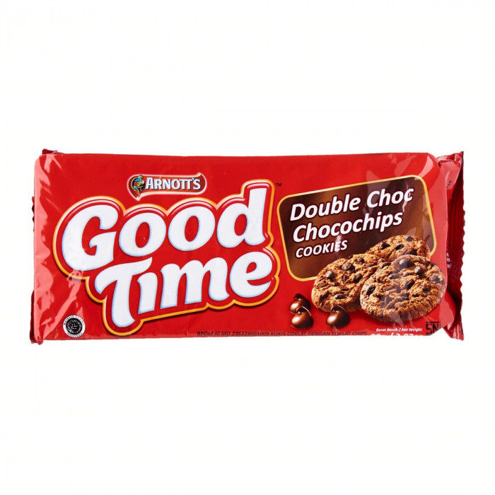 Arnott's Good Time Double Choc Chocochips Cookies - Case