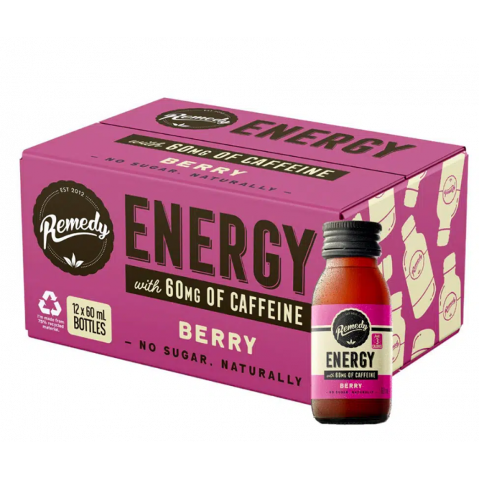 Remedy Organic Shots Energy - Carton
