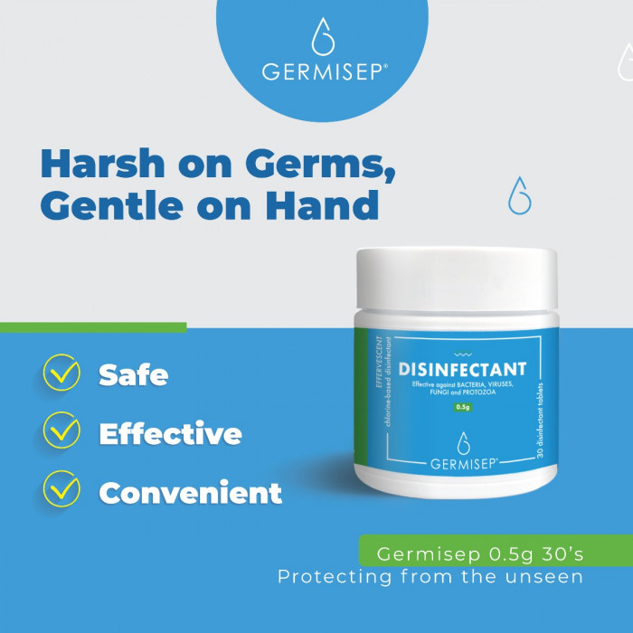 Germisep 0.5g 30s (Travel Pack & Household)