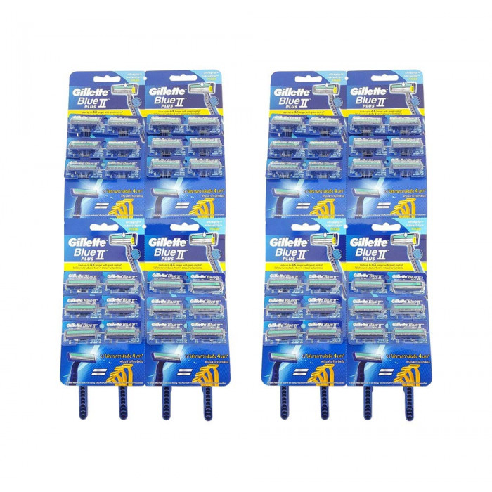 Gillette Blue II Plus Disposal Razor - Case