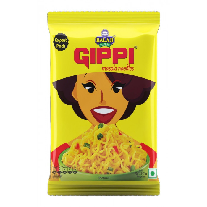 Balaji Gippy - Masala Noodles - Carton