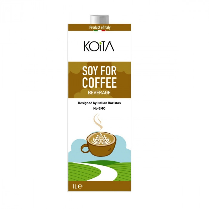 Koita Organic Soy For Coffee Designed by Italian Barista No GMO - Carton